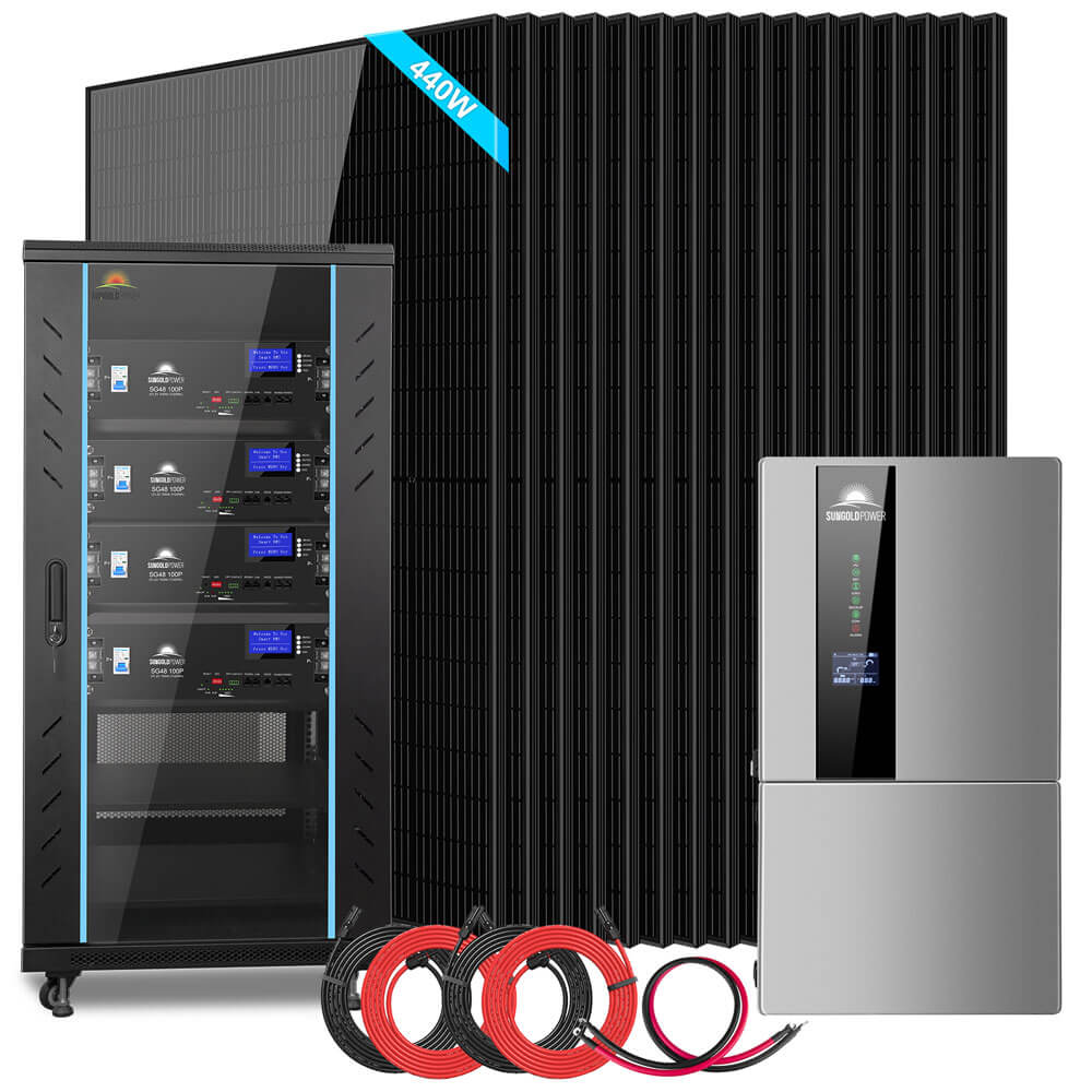 7040W Hybrid Solar Kit – Aureus Solar